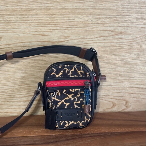 Coach | Bags | Coach Terrain Crossbody With Wavy Animal Print | Poshmark